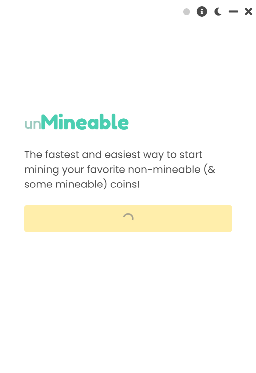 unMineable - Mine your favorite non-mineable crypto coin or token!
