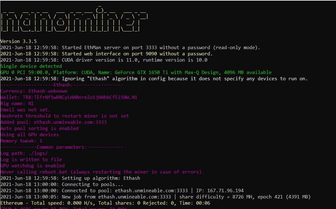unMineable - Mine your favorite non-mineable crypto coin or token!